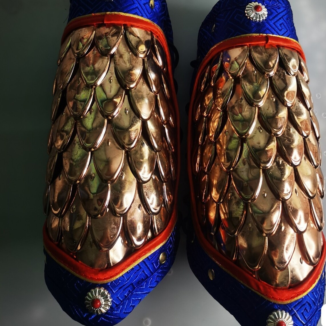 250pcs Black Stainless Steel Dragon Scales Loose Lamellar Plates for ...