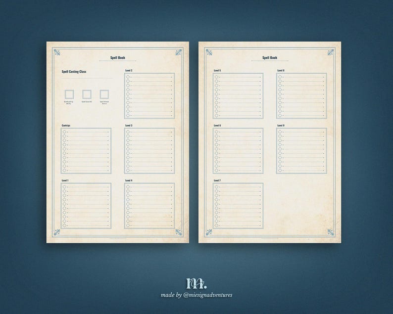 Focused Dnd 5e Character Sheet Printable | Clarity Lucid Edition | RPG ...