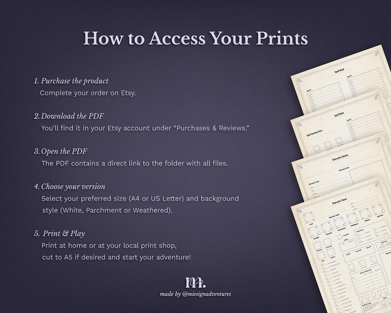 Dnd 5e Character Sheet Printable | Clarity Axiom Edition | Dungeons ...