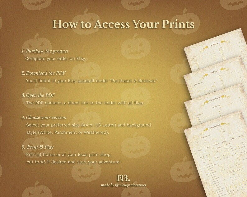 Dnd 5e Character Sheet Printable | 4 Page Fantasy RPG Journal | A4 and ...