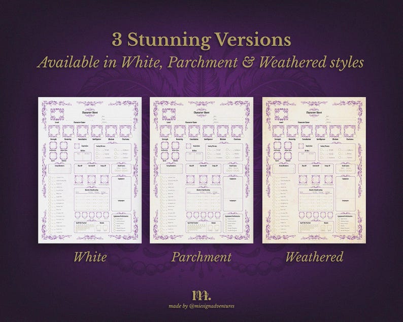Dnd 5e Character Journal Printable | Masquerade Ball Harlequin Edition ...