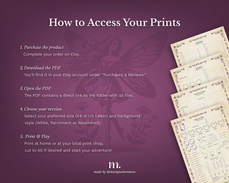 Dnd 5e Character Sheet Printable | Sugar Plum Fairy Dream Waltz Edition ...
