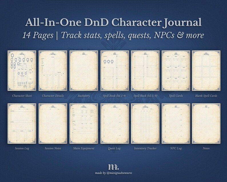 Dnd 5e Character Sheet Journal Printable | Icecrown Sovereign Edition ...