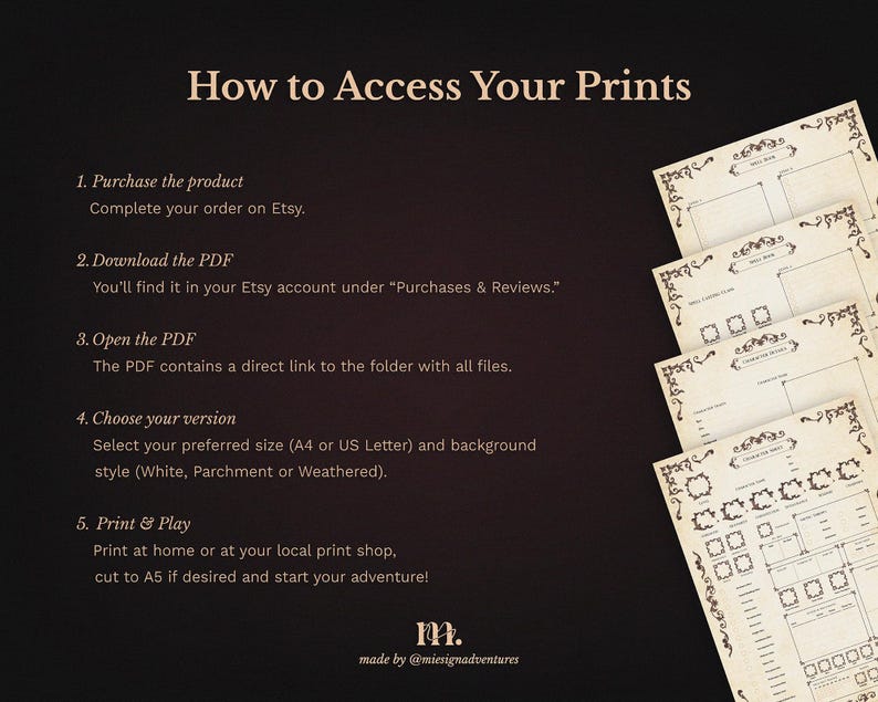 Dnd 5e Character Sheet Printable | Dark Romance Noctara Edition ...