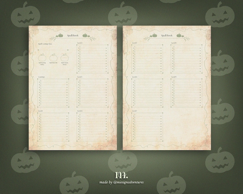 Dnd 5e Character Sheet Printable | 4 Page Fantasy RPG Journal | A4 and ...