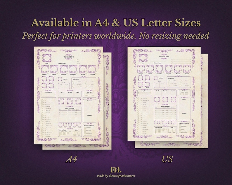 Dnd 5e Character Journal Printable | Masquerade Ball Harlequin Edition | Dungeons & Dragons ...