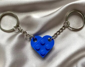 Lego® Heart Keychain - Etsy