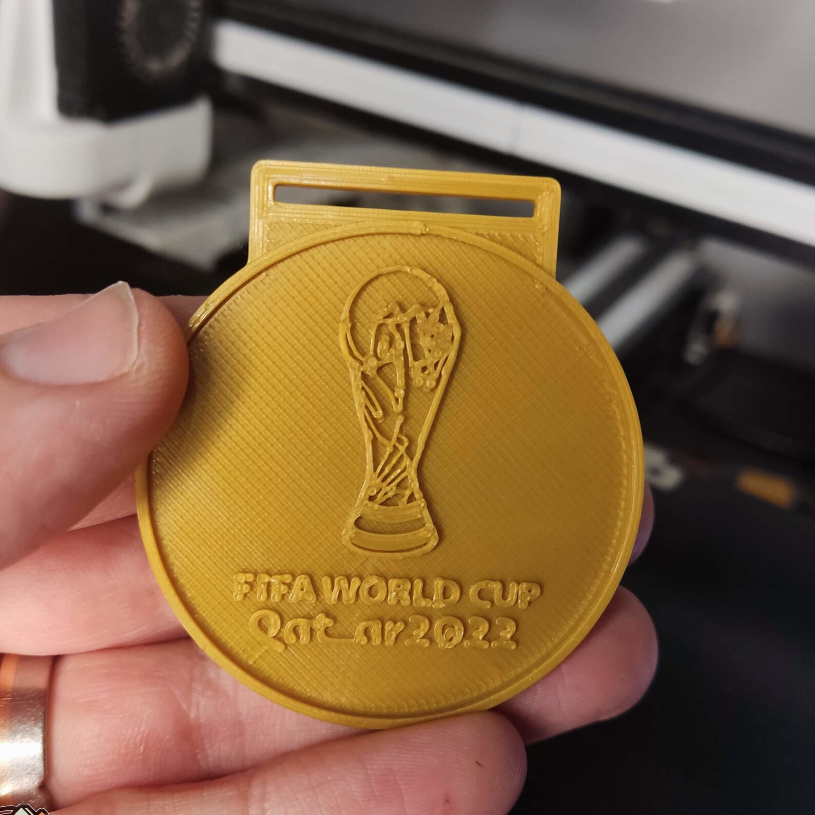 FIFA WORLD CUP Qatar 2022 Medal Round Gold Medal World Cup - Etsy