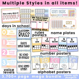 Beach Classroom Theme, Beach MEGA Bundle, Ocean Classroom Decor ...