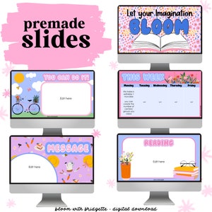 Bright Spring Daily Google Slides and Powerpoint Templates With Timers ...
