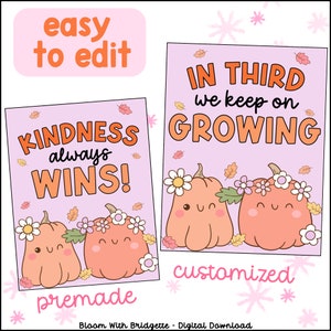 Fall Football Classroom Posters, Classroom Posters, September Bulletin ...