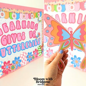 Retro Spring Classroom Decor Bundle, Classroom Slides, Spring ...