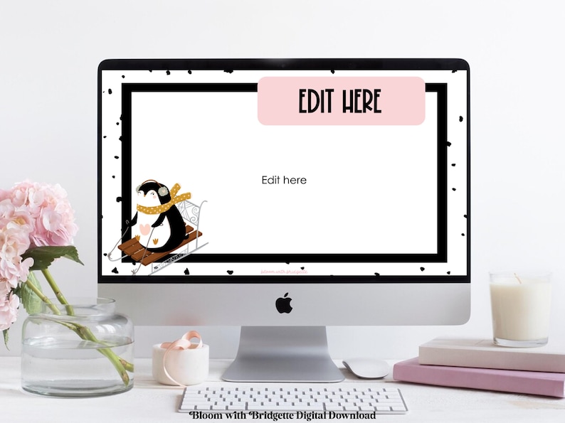 Christmas Slides Winter Slide Templates December Slides - Etsy