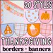 Thanksgiving Bulletin Board Borders and Bulletin Board Banners ...