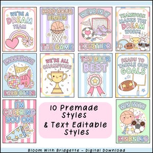 Sports Back to School Classroom Decor Bundle, Bilingual Bulletin Board ...