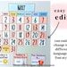 Classroom Calendar Display and Weather Station, Modern Pastel Classroom ...