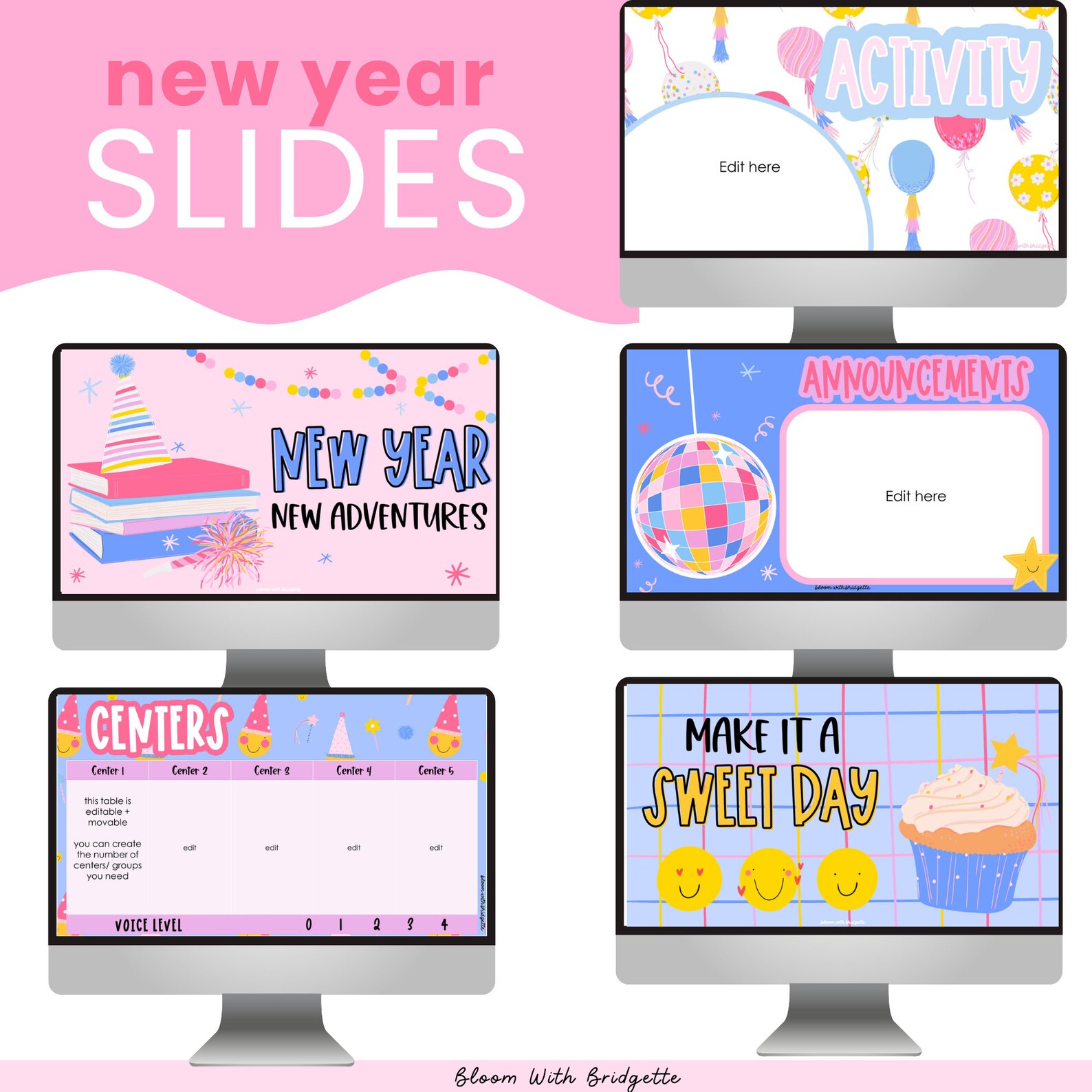 Seasonal Slide Templates Bundle, Holiday Slide Templates MEGA Bundle ...