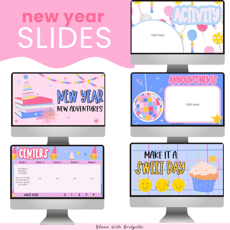 Seasonal Slide Templates Bundle, Holiday Slide Templates MEGA Bundle ...