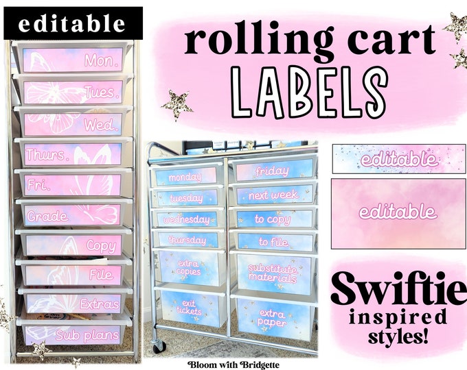 Swiftie Inspired Classroom Poster Display, EDITABLE Posters, Easy ...