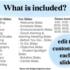 Retro Rainbow Editable Slide Templates, Editable Classroom Decor ...