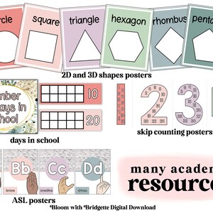 Garden Classroom Theme, Greenery Classroom Decor, Editable and Calm ...