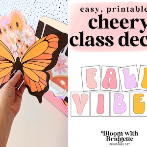 Retro Fall Bulletin Board Kit and Student Activity, Autumn Bulletin ...