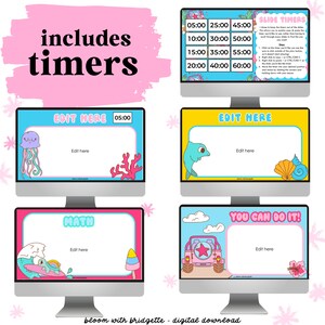 Retro Summer Daily Google Slides and Powerpoint Templates With Timers ...