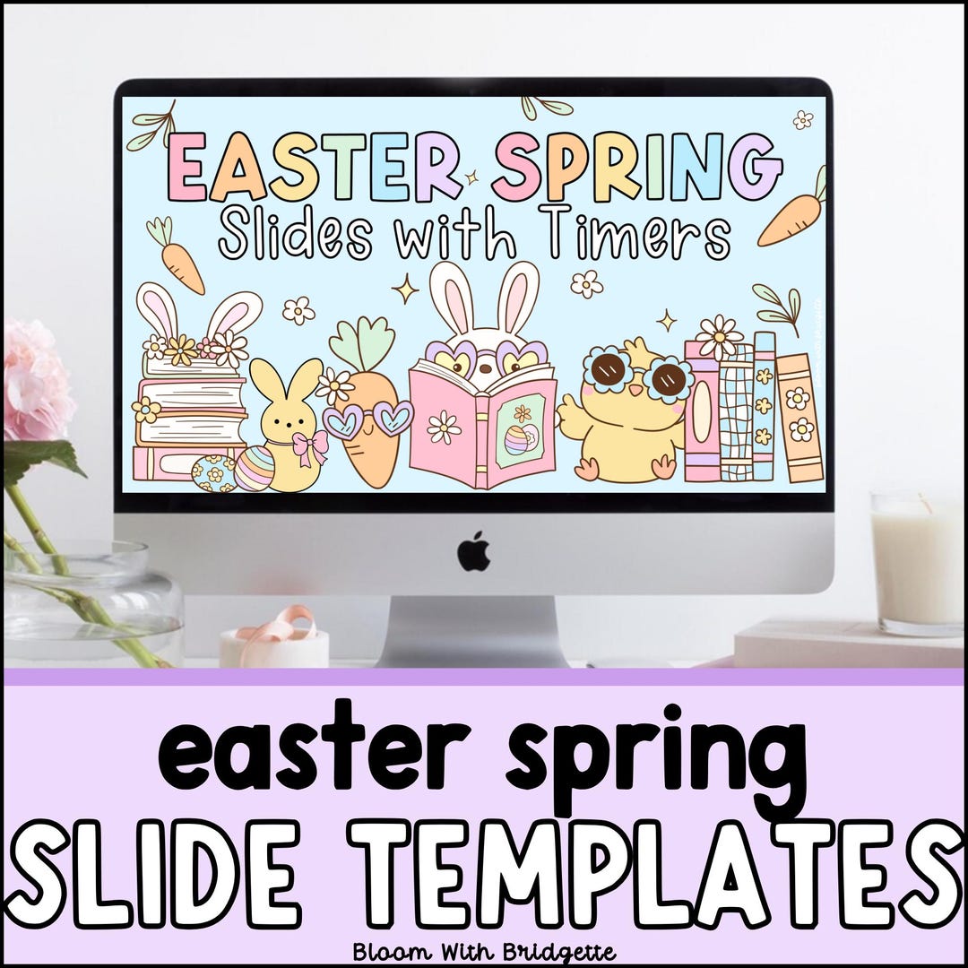 Spring Classroom Slides, Editable Slide Template, Daily Slides, Agenda ...