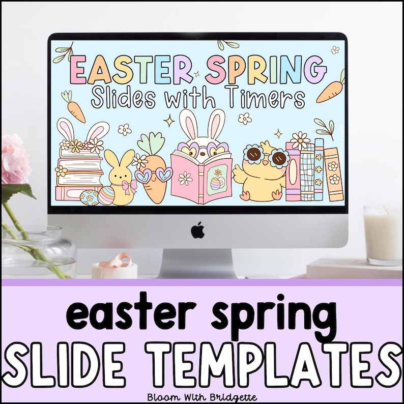 Spring Classroom Slides, Editable Slide Template, Daily Slides, Agenda ...