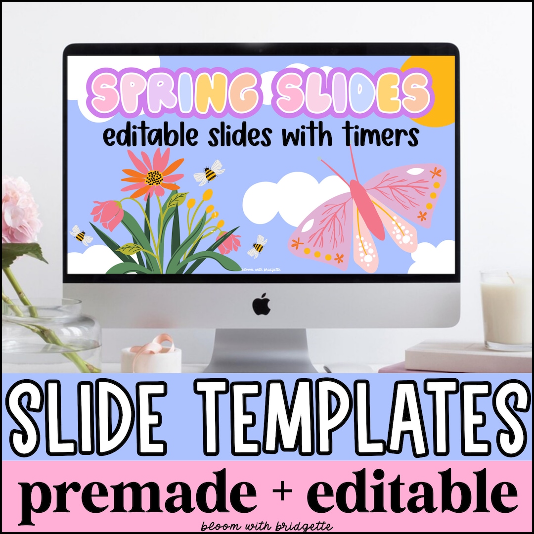 Bright Spring Daily Google Slides and Powerpoint Templates With Timers ...