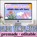 Modern Pastel Editable Slide Templates, Editable Classroom Decor ...