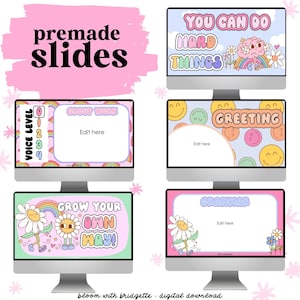 Growth Mindset Classroom Slide Templates, Daily Google Slides and ...