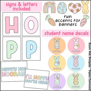Easter Bulletin Board, April Classroom Decor, Spring Decorations ...