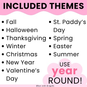 Seasonal Classroom Bulletin Board Bundle, Holiday Bulletin Board MEGA ...