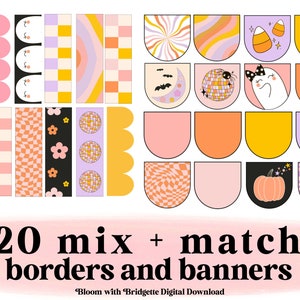 Retro Halloween Bulletin Board Kit and Student Activity, Fall Bulletin ...