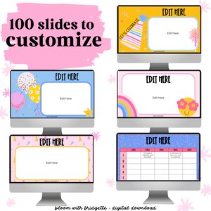New Year Google Slides and Powerpoint Templates With Timers, EDITABLE ...