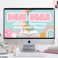 Seasonal Classroom Slide Templates With Timers Bundle, Holiday ...