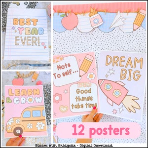 Back to School Classroom Posters, Editable Posters, Back to School ...