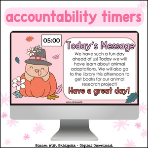 Thanksgiving Classroom Decor Bundle, Bulletin Board, Classroom Slides ...