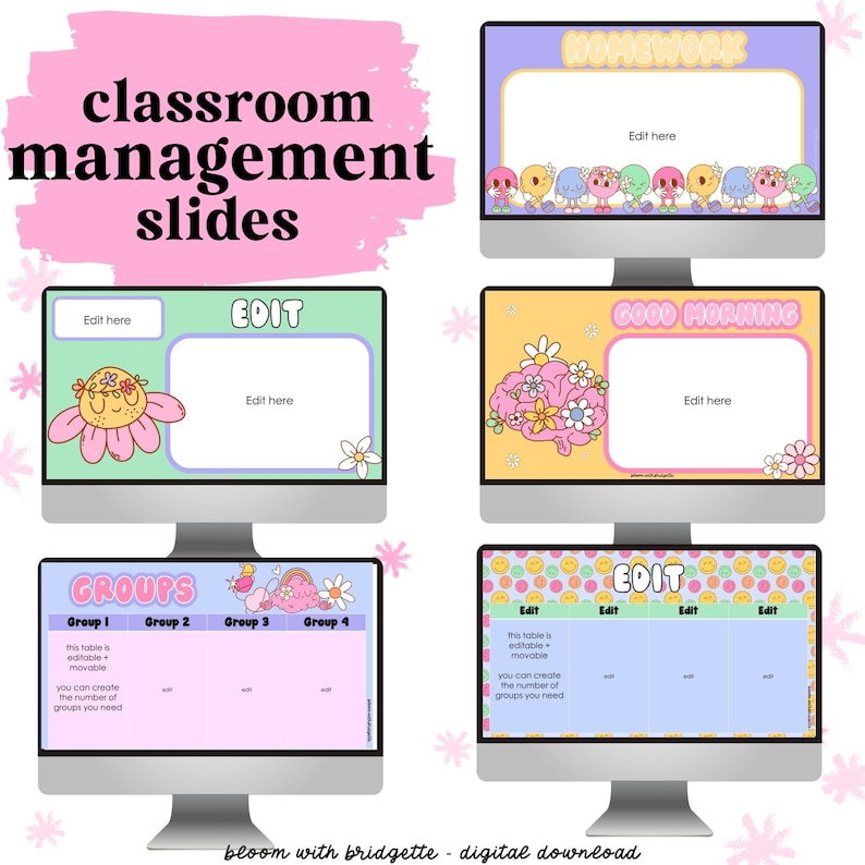 Growth Mindset Classroom Slide Templates, Daily Google Slides and ...