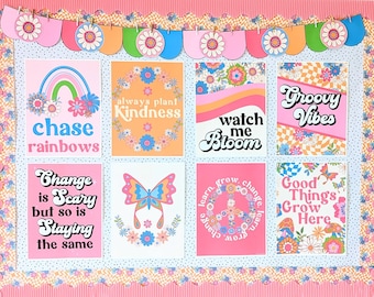 Modern Pastel Classroom Decor Bundle Editable Calm Classroom - Etsy