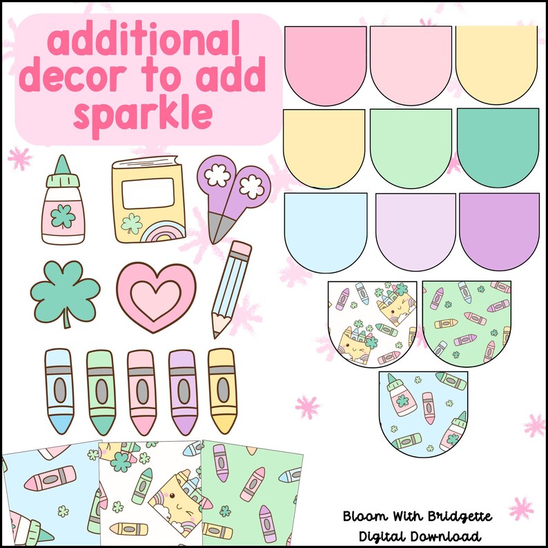 St. Patrick's Day Classroom Poster Display, Editable Classroom Posters ...