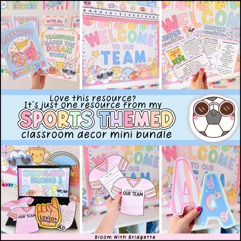 Sports Classroom Slides With Timers: Editable Templates (canva, Google ...