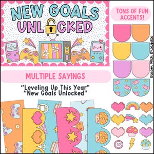 New Year Classroom Decor Bundle, Bulletin Board, Posters, Classroom ...