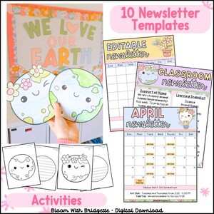 Earth Day Classroom Decor Bundle, Bulletin Board, Classroom Slides ...