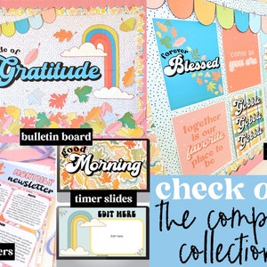 Retro Thanksgiving Posters, Thanksgiving Bulletin Board Display ...