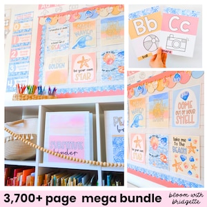 Beach Classroom Theme, Beach MEGA Bundle, Ocean Classroom Decor ...