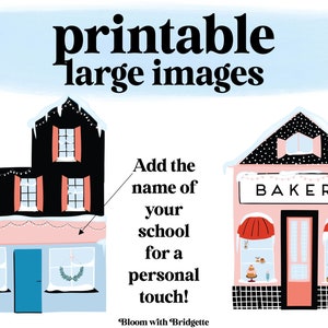 Retro Winter Bulletin Board, Winter Classroom Decor, Holiday Door Decor ...