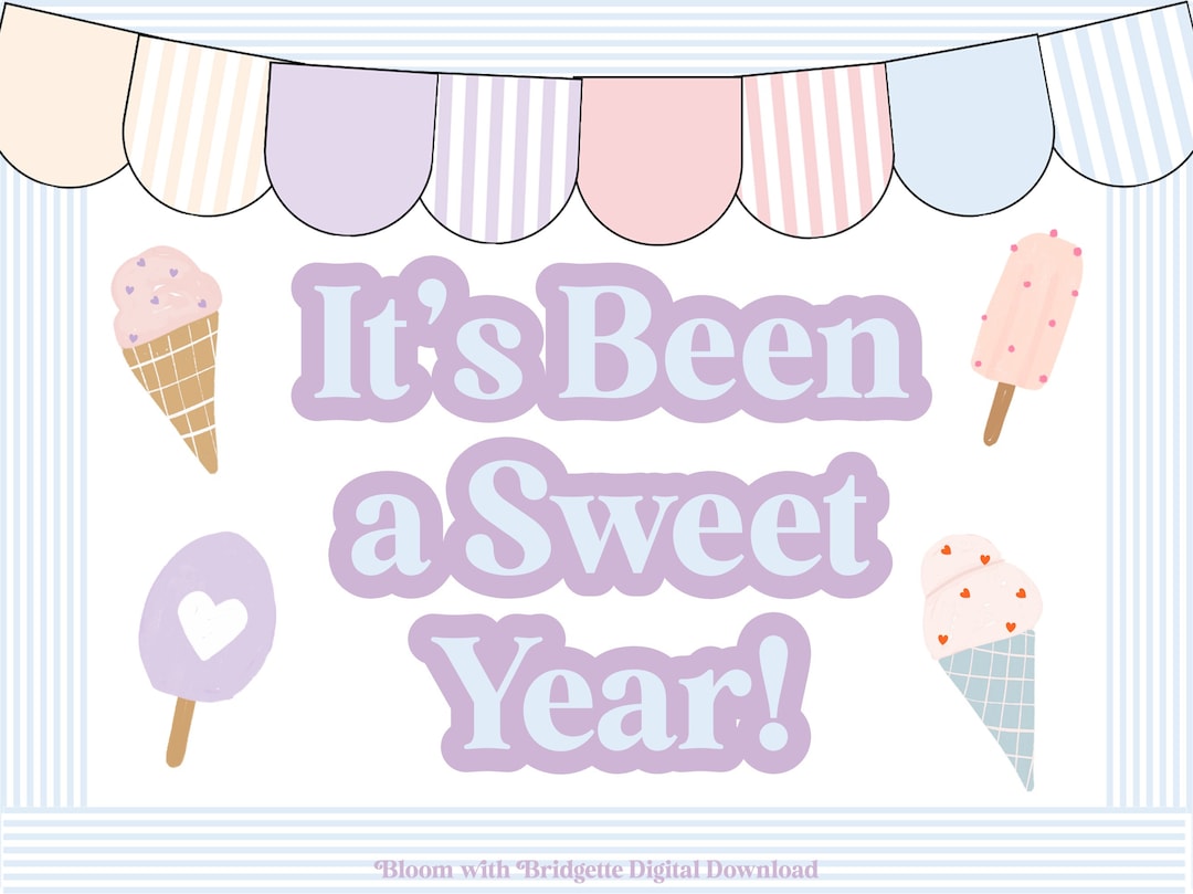 Countdown to Summer Bulletin Board, Ice Cream Themed Bulletin Board ...