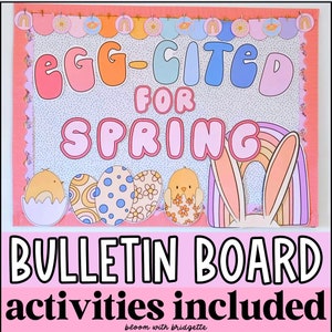 Easter Spring Bulletin Board, March Bulletin Board, Spring Craft ...